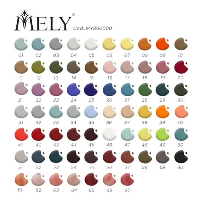 *3 UNIDAD ESMALTE SEMI MELY COLOR 860000 – bellacentral.com.ar