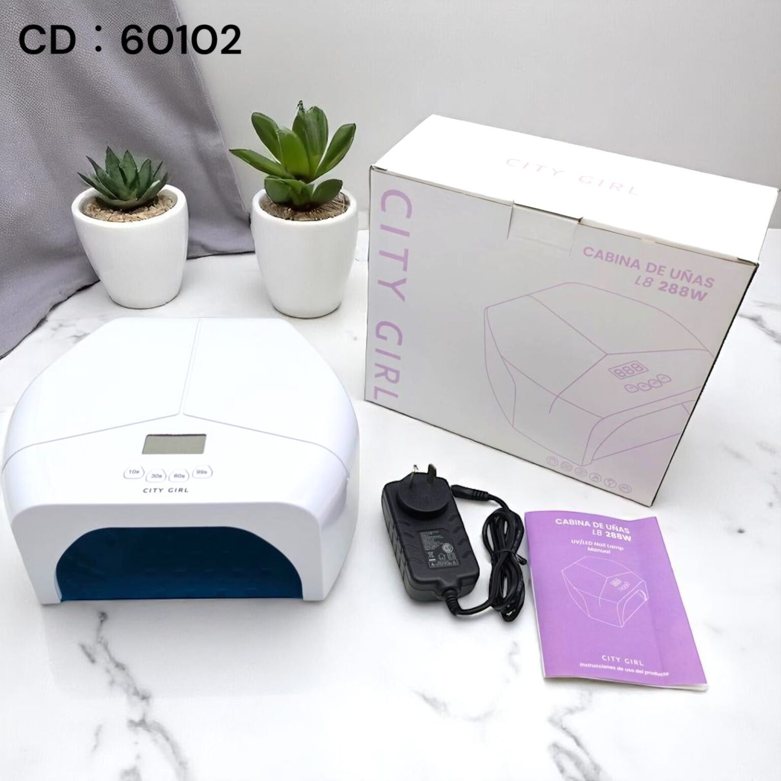 CABINA UV/LED CITY GIRL L8/60102 – bellacentral.com.ar