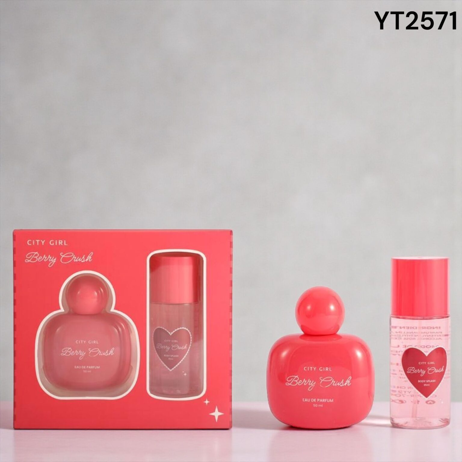 KIT DE PERFUME + BODY SPLASH CITY GIRL YT2571/10463 – bellacentral.com.ar