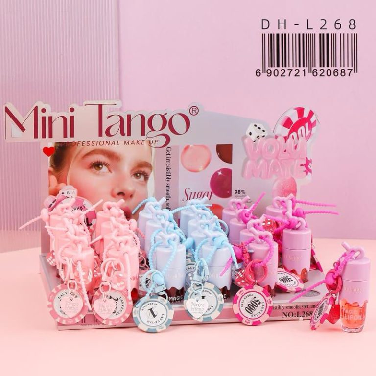 BRILLO LABIAL CON LLAVERO FICHA MINI TANGO DH-L268/20687 – bellacentral ...