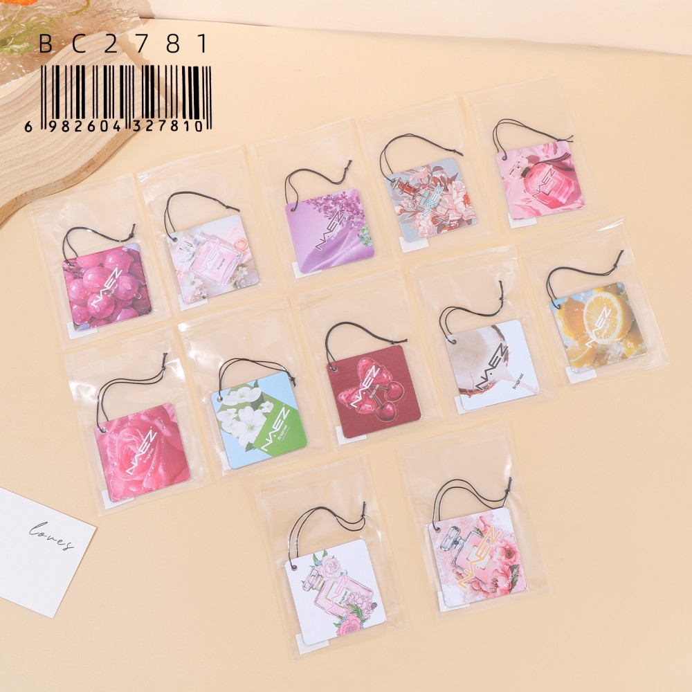 Tarjetas Aromáticas Perfumadas para Cartera y Placard BC2781/27810 ...